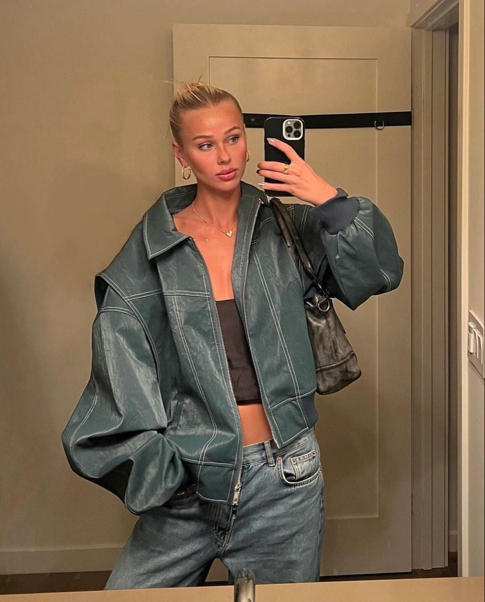 'City Chic' Leather Jacket – The Cool Elephant